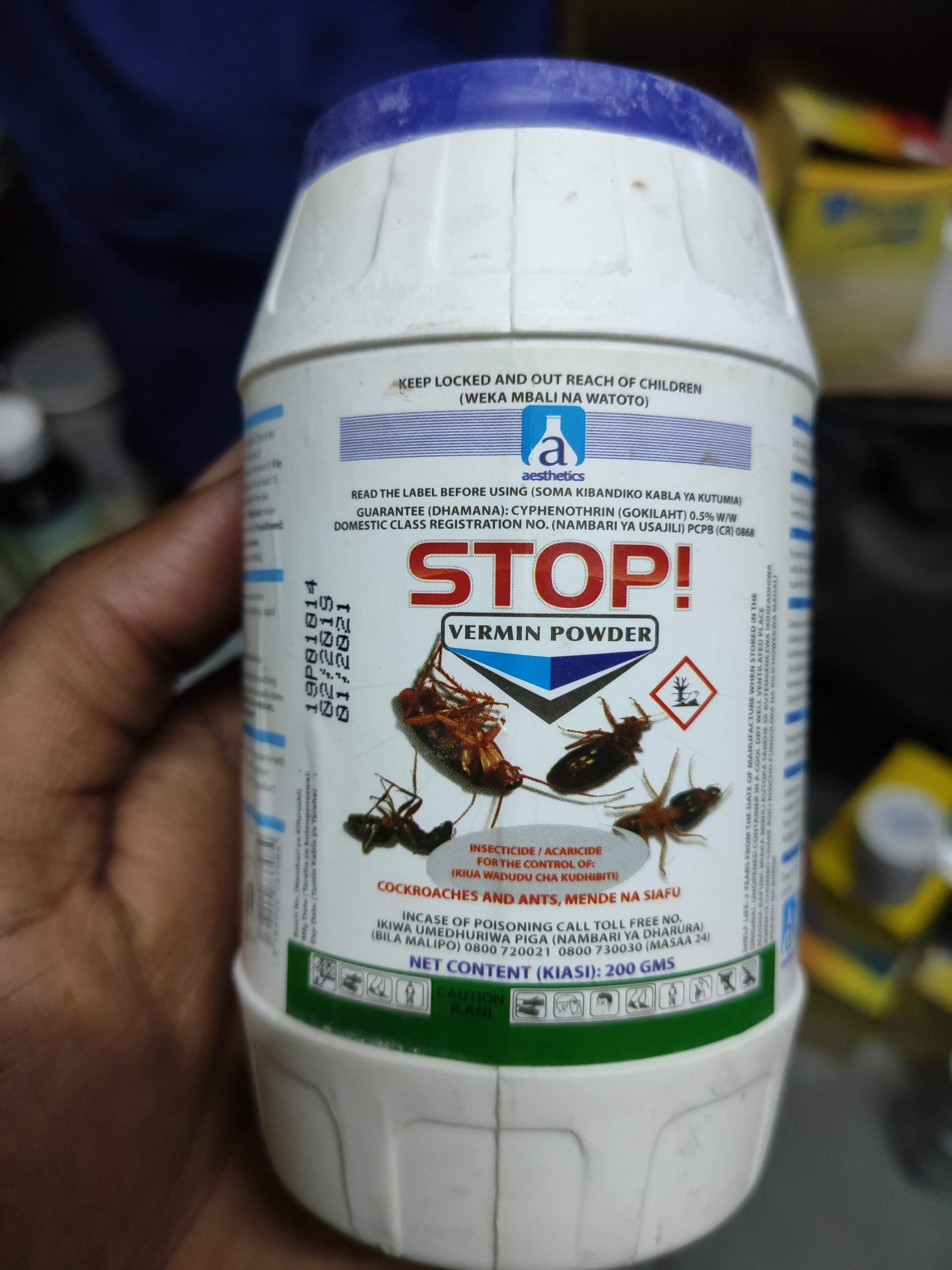 Buy Stop! Vermin Powder (200g) | Kill Ants & Mites | 0737898884